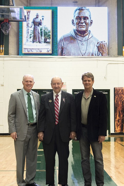 Honoring Father Marion Bowman with a Statue